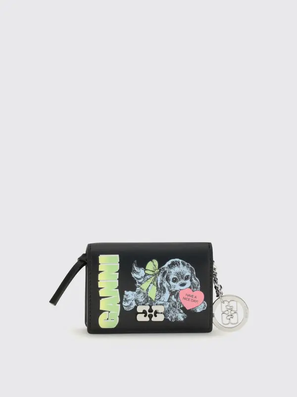 GANNI Wallet - Black