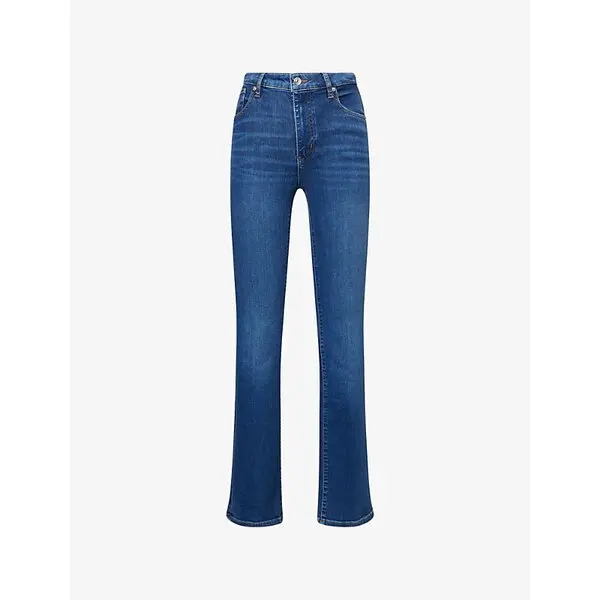 FRAME The Reboot Flared Stretch-denim Blend Jeans