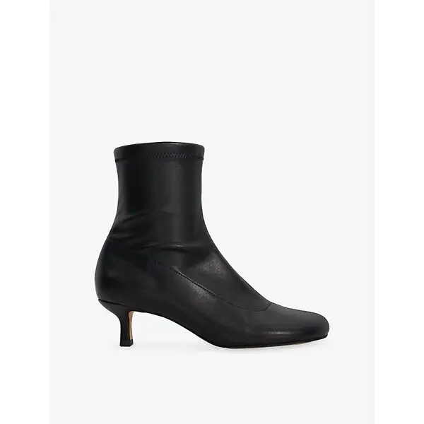DUNE Leather Heeled Ankle Boots