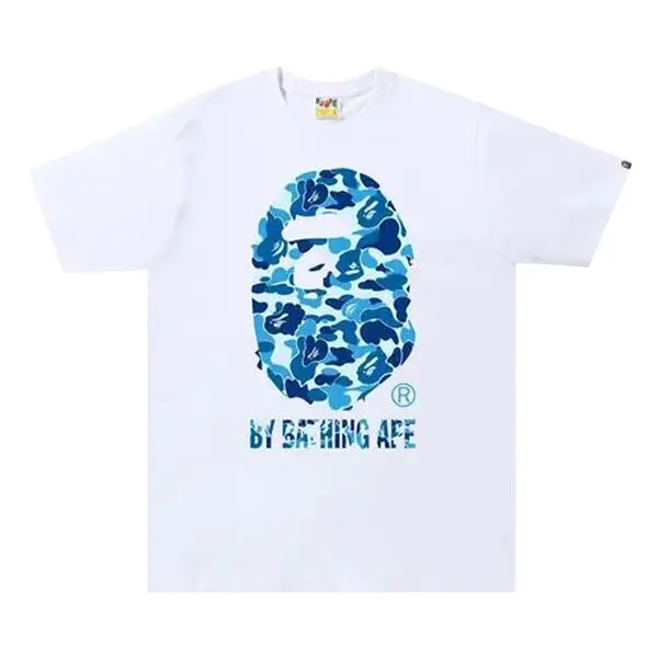 BAPE Abc Camo College Tee - White