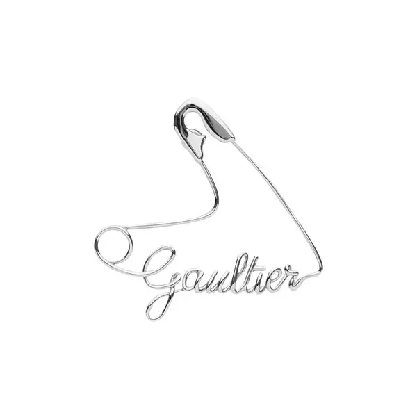 Jean Paul Gaultier Heart Safety Pin Earring
