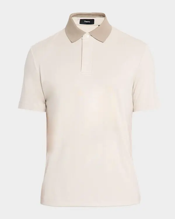 Theory Anemone Kayser Jersey Polo Shirt - Albstr