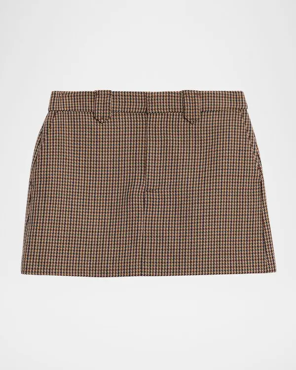 Paige Bobbi Houndstooth Mini Skirt