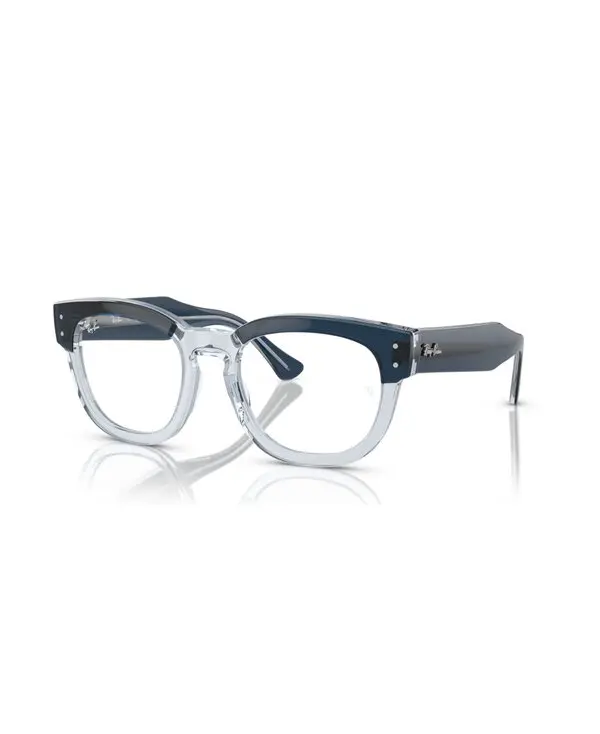 Ray-ban Mega Hawkeye Optics Eyeglasses - Blue On Transparent Blue