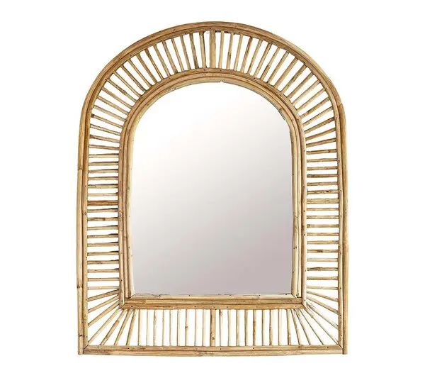 VALERIE PARR HILL Arched Cane Wall Mirror Valerie