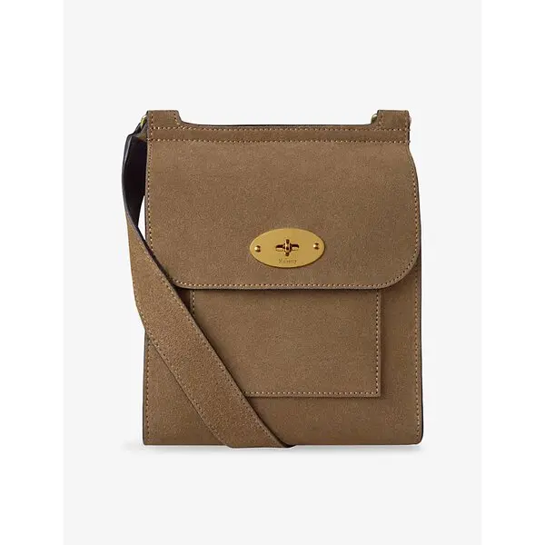 Mulberry Small Antony Suede Crossbody Bag