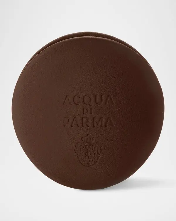 ACQUA DI PARMA Dark Brown Leather And Azure Car Diffuser Case