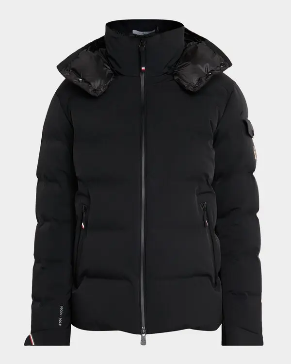 Moncler Stretch Nylon Montgetech Puffer Jacket - Black