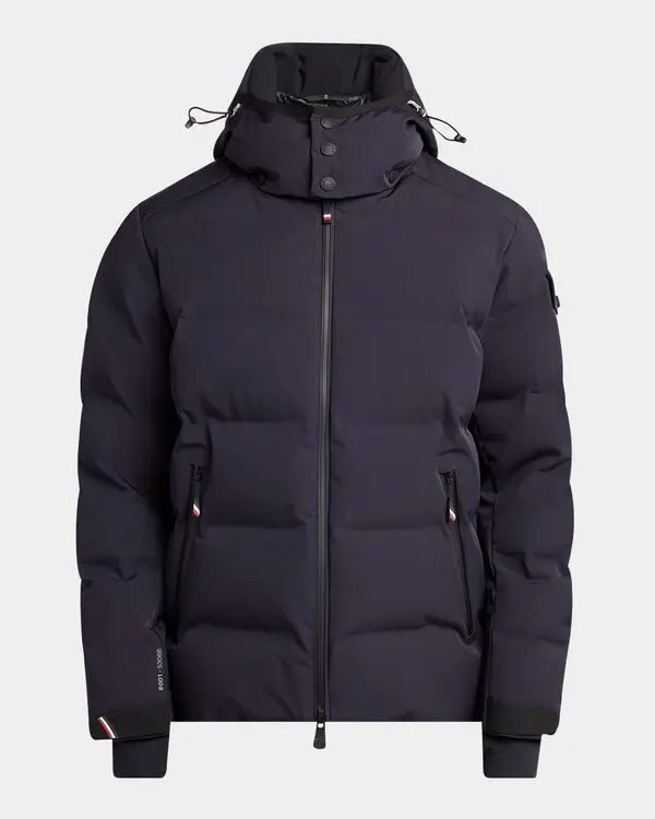 Moncler Stretch Nylon Montgetech Puffer Jacket - Navy