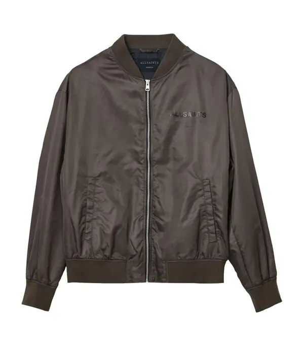 All Saints Future Logo Bomber Jacket