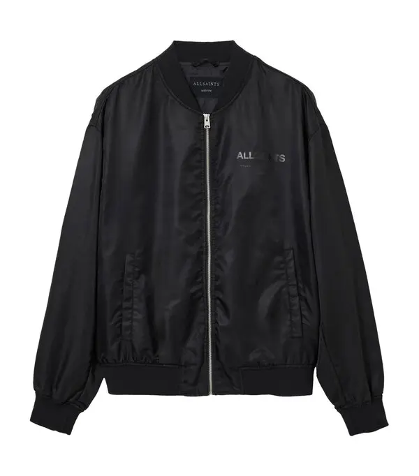 All Saints Logo Bomber Jacket