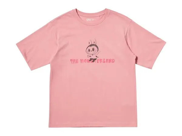 Uniqlo X Pop Mart Graphic T-shirt - Pink