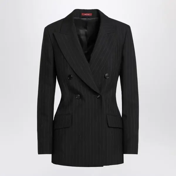 Gucci Double-breasted Pinstripe Jacket