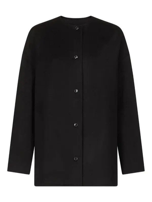 Loulou De Saison Single-breasted Wool-cashmere Coat - Black