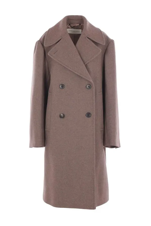 Dries Van Noten Double-breasted Oversize Coat
