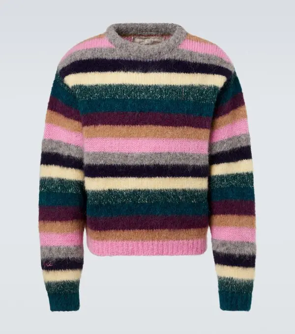 ERL Striped Alpaca-blend Sweater