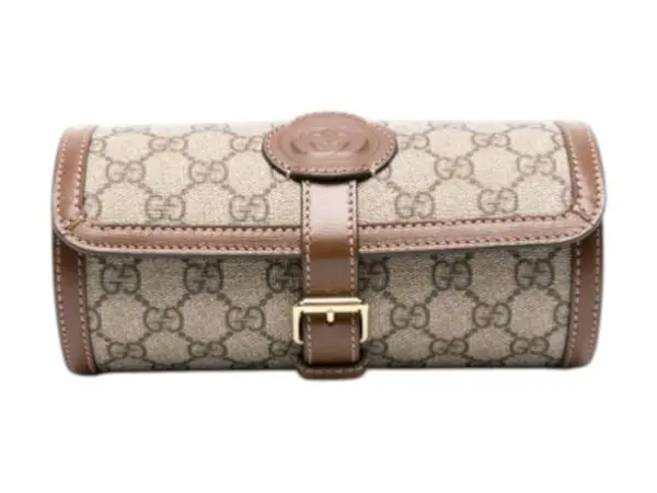Gucci Supreme Monogram Watch Role Bag