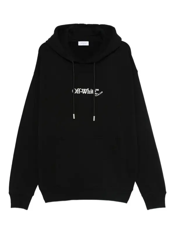 Off-White Logo-embroidered Hoodie