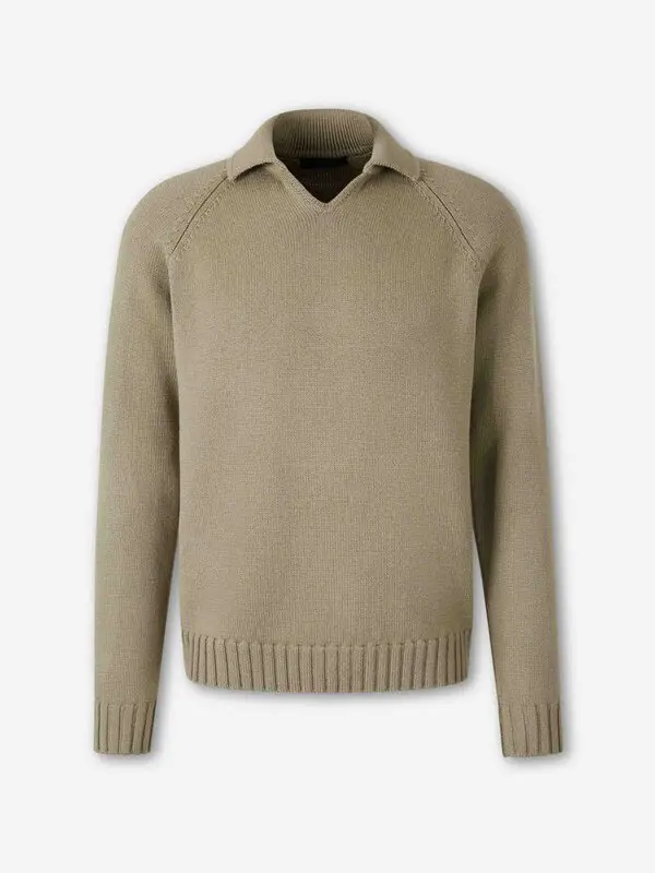 ZANONE Wool Knit Sweater - Apple Green