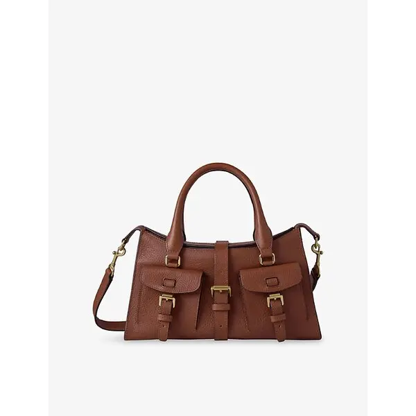 Mulberry Small Roxanne Leather Top-handle Bag - Oak