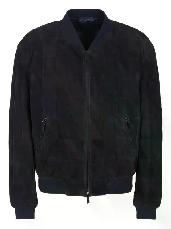 Giorgio Armani Suede Bomber Jacket