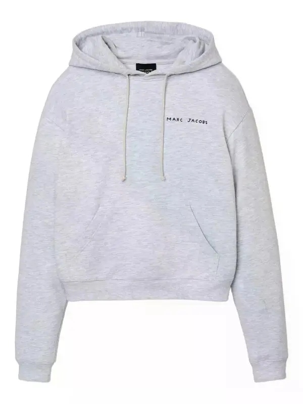 Marc Jacobs Graphic Cotton Hoodie - Grey