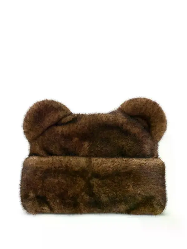 Marc Jacobs Faux-fur Hat With Bear Ear Detail