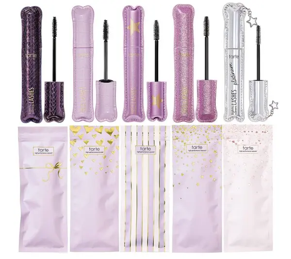 TARTE Lights, Camera, Lashes-5pc Mascara Set & Bags