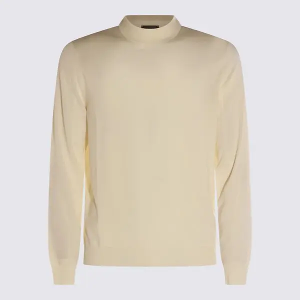 ZANONE Cream Wool Knitwear