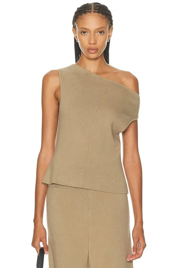 AYA MUSE Off-shoulder Seam Top