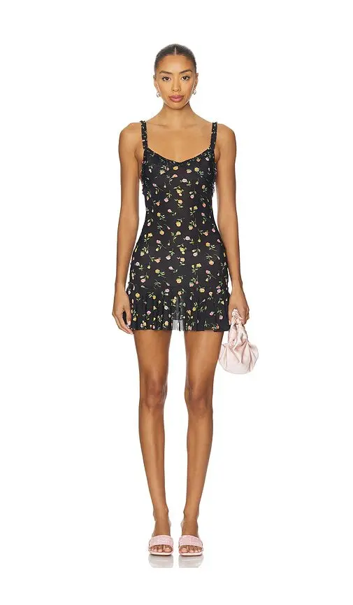 INDAH Camilla Mini Dress With Ruffles