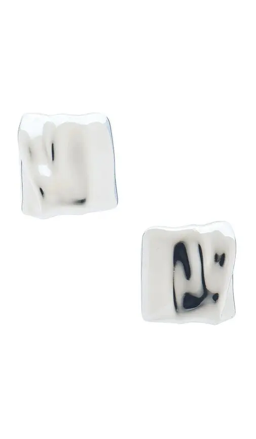 Jenny Bird Mini Sundra Stud Earrings - Silver