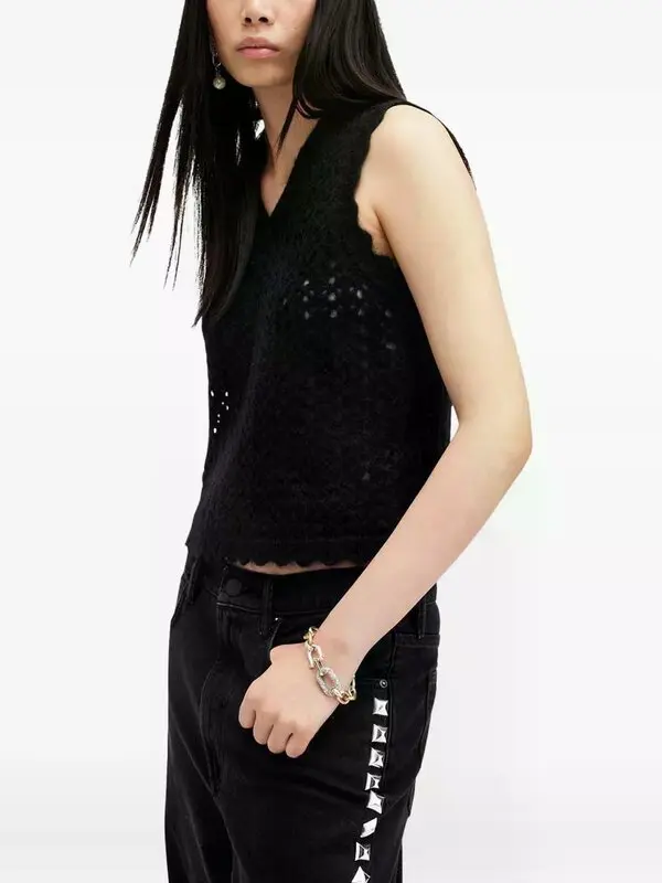 All Saints Vivian Scalloped Tank Top