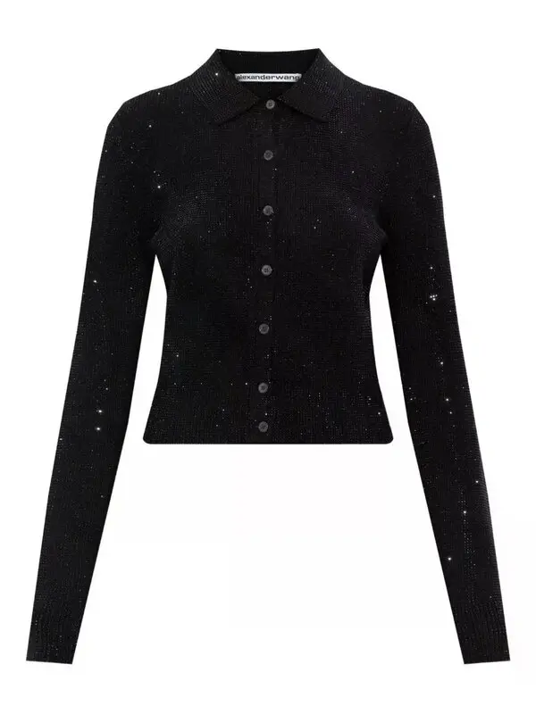 Alexander Wang Crystal-embellished Cardigan