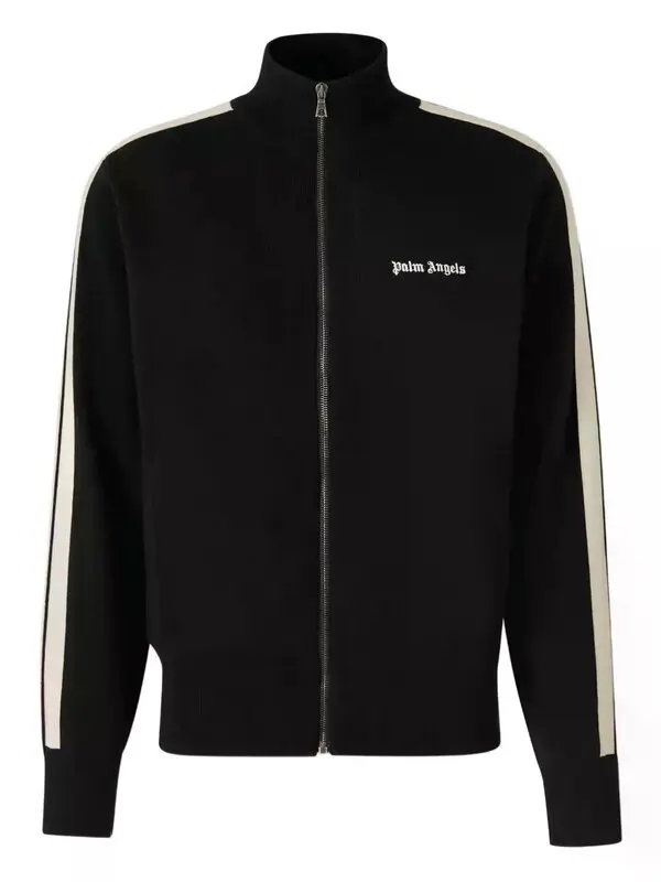 Palm Angels Embroidered Logo Stripe Jacket