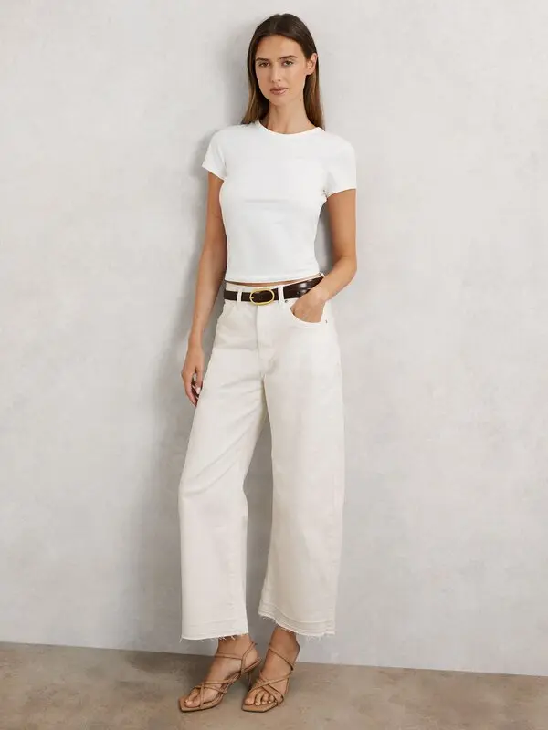 Paige Arellia Ankle Jeans - Ecru
