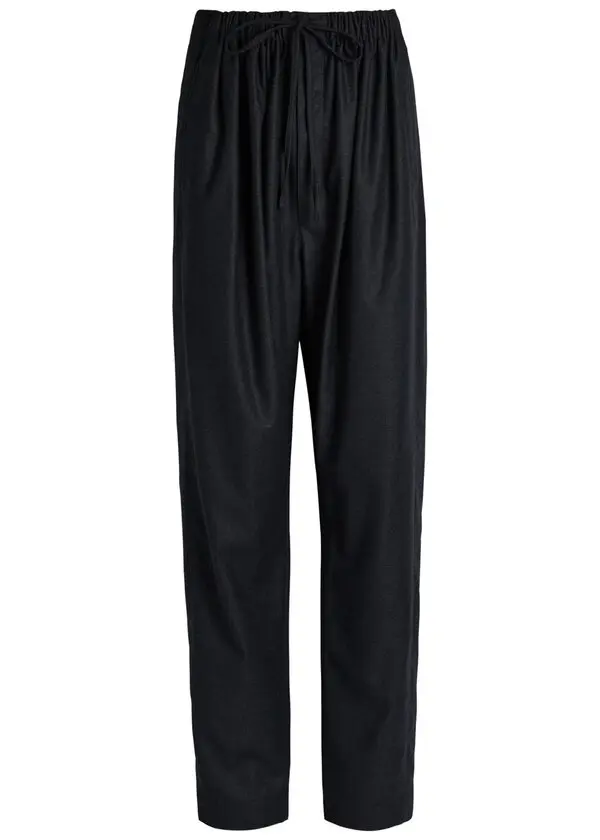 LEMAIRE Drawstring Cashmere-blend Trousers