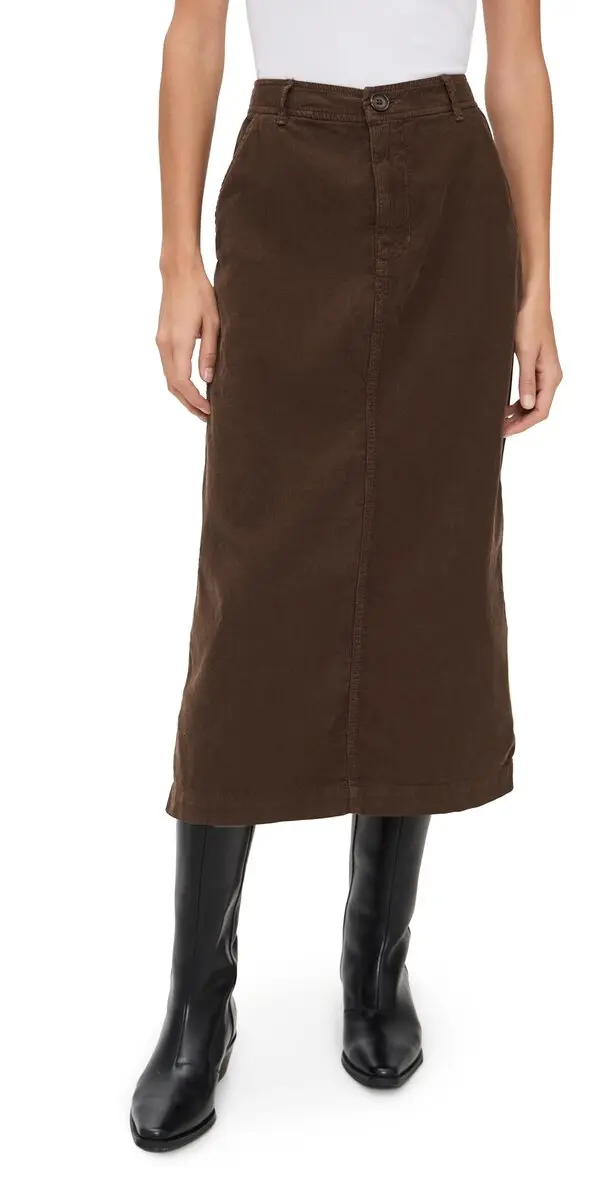 Velvet By Graham & Spencer Fia Corduroy Skirt
