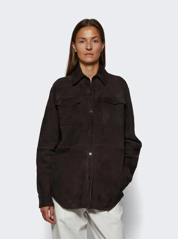 THE ROW Gwena Jacket - Brown