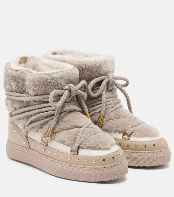 Inuikii Curly Rock Leather Snow Boots