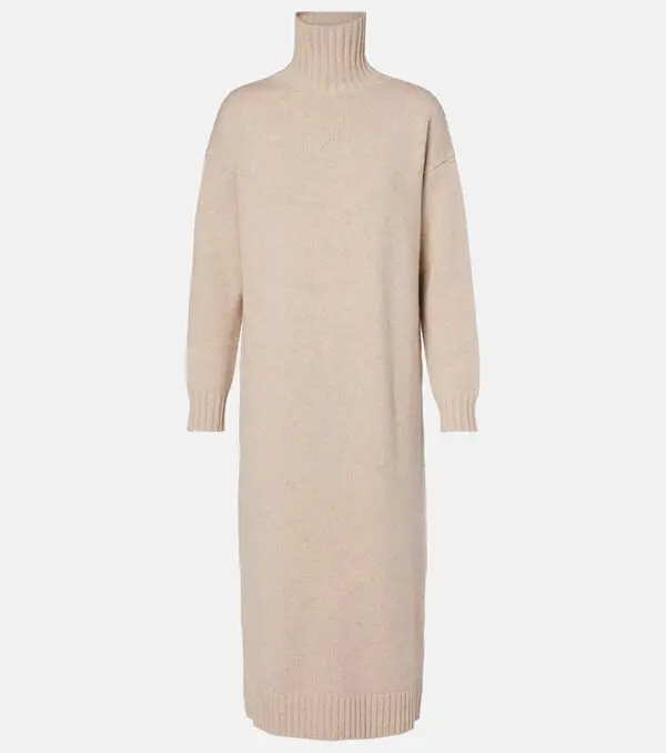 Max Mara Cashmere Sweater Dress - Beige