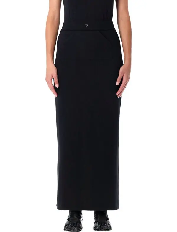 Coperni Organic Cotton Jogging Skirt - Black