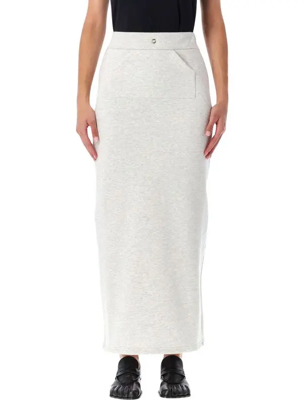 Coperni Organic Cotton Jogging Skirt - Grey