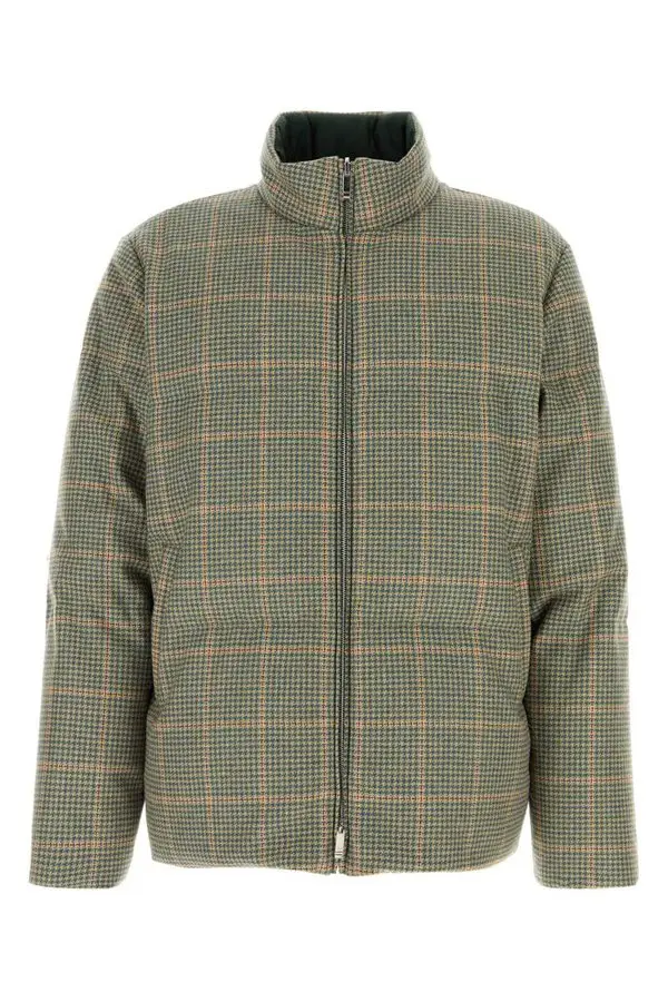 Thom Browne Down-filled Funnel Neck Jacket - Dkgreen