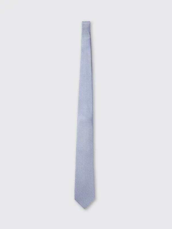 FERRAGAMO Neck Tie - Gnawed Blue