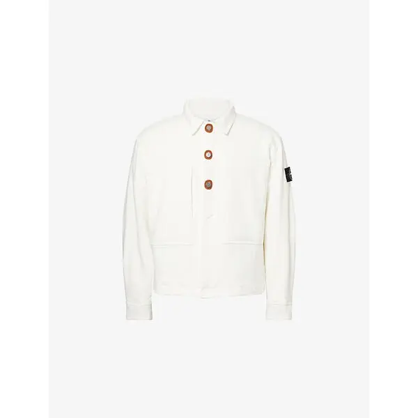 Stone Island Special Projects Raw Beauty Logo-patch Knitted Jacket