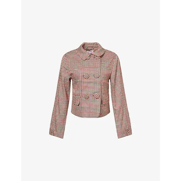 HOUSE OF SUNNY The Marie Check-print Jacket