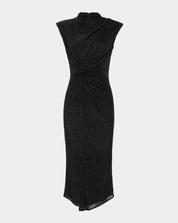 Ramy Brook Lee Spotted Pattern Midi Dress