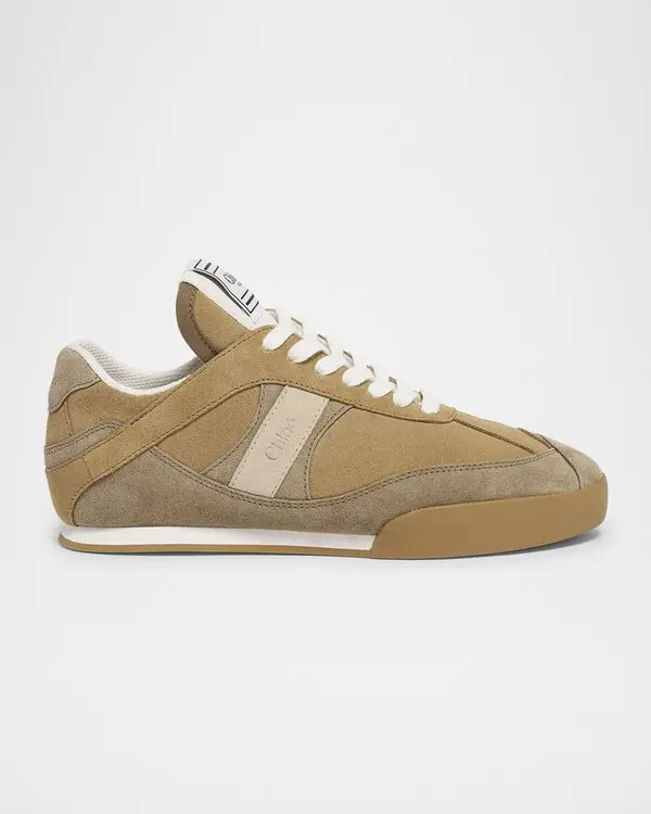 Chloé Kick Suede Low-top Sneakers