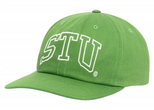 StÜssy Middepth Stu Arch Strapback - Pine
